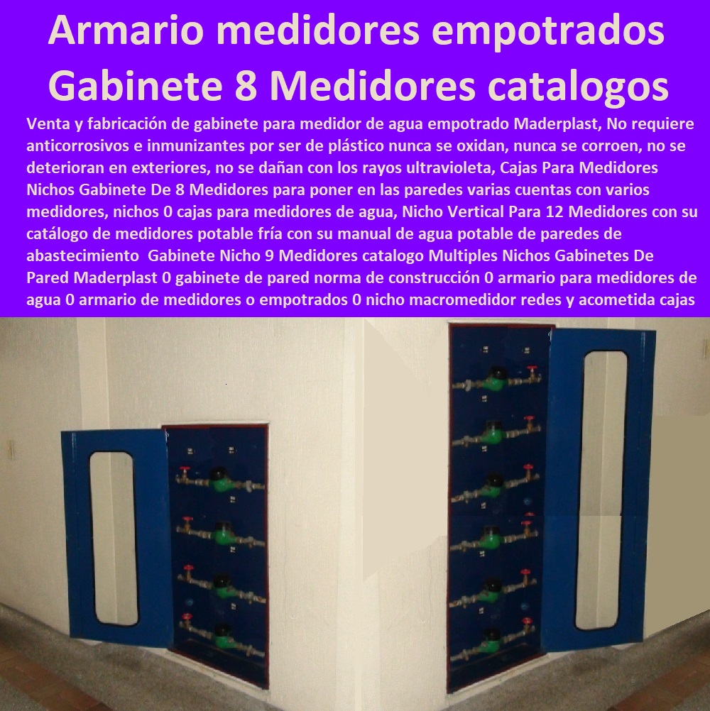 Tapa Con Cajilla Medidor 0 Nichos De Pared Medidores Agua 0 Caja Con ...