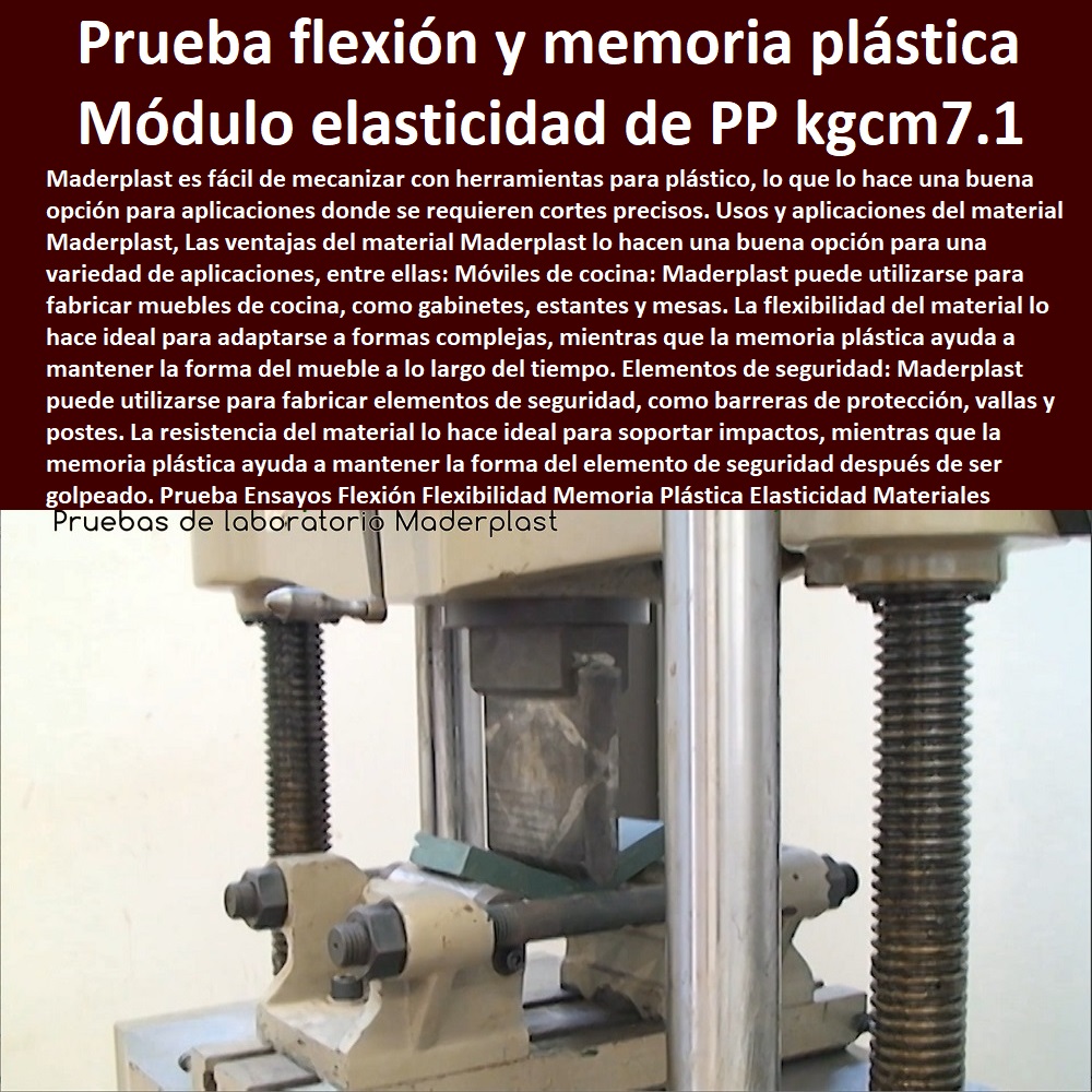 PRUEBAS MADERPLAST, PRUEBAS DE LABORATORIO, Pruebas De Resistencias ...